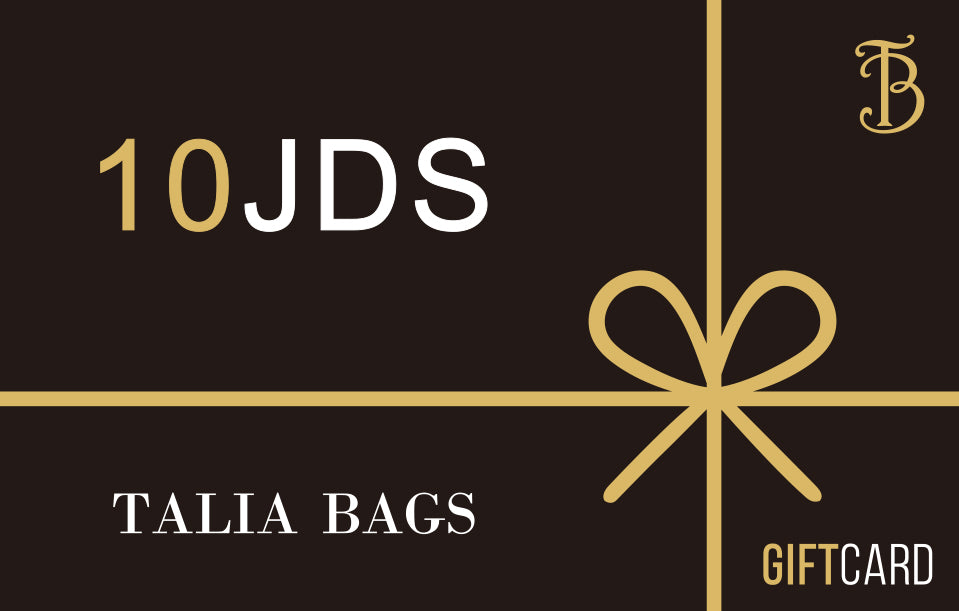10 JDs Gift Card – Taliabags